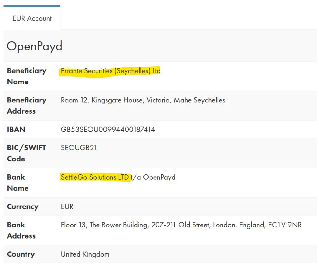 Introducing Offshore CySEC-Regulated Errante And Its Offshore ... Introducing Offshore CySEC-Regulated Errante And Its Offshore ...