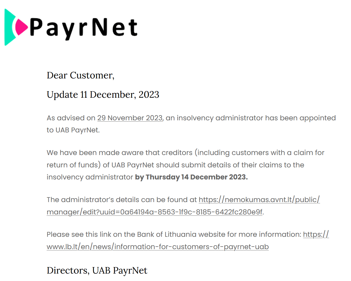 Special Report: Railsr's Payrnet Under Scrutiny for Client Money ...